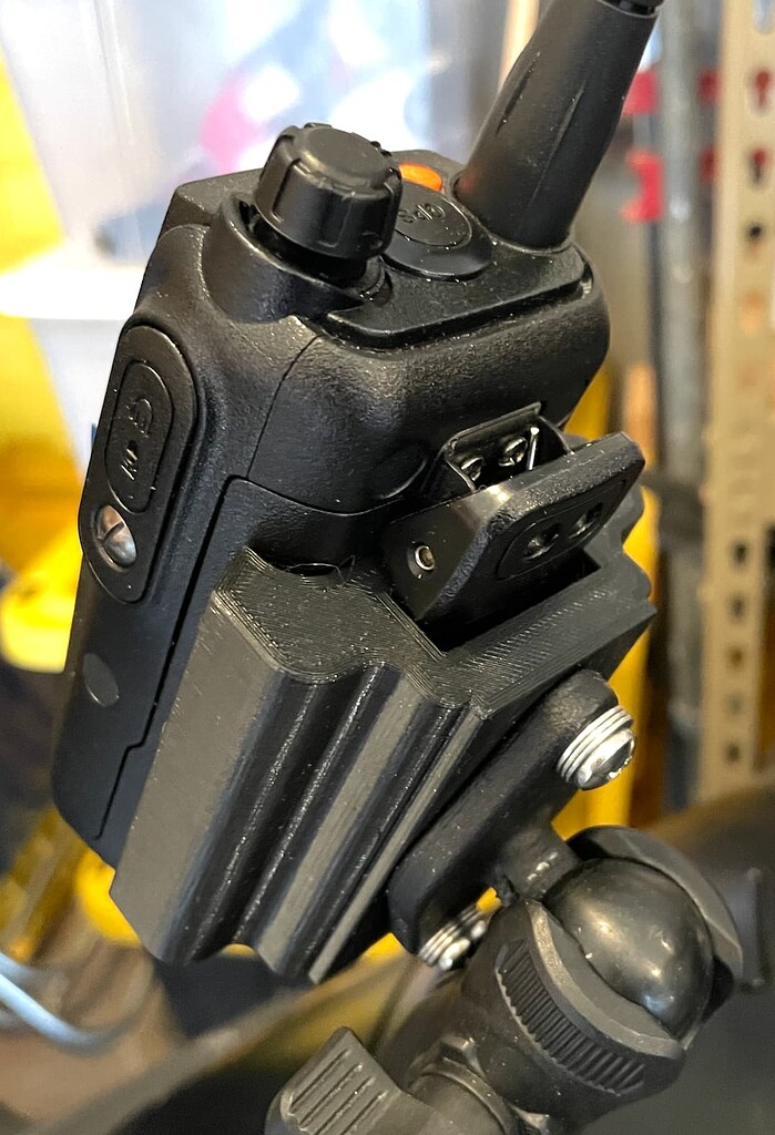 3D Printed Mount for GMRS Pro (w/3D print file + pictures) - GMRS ...